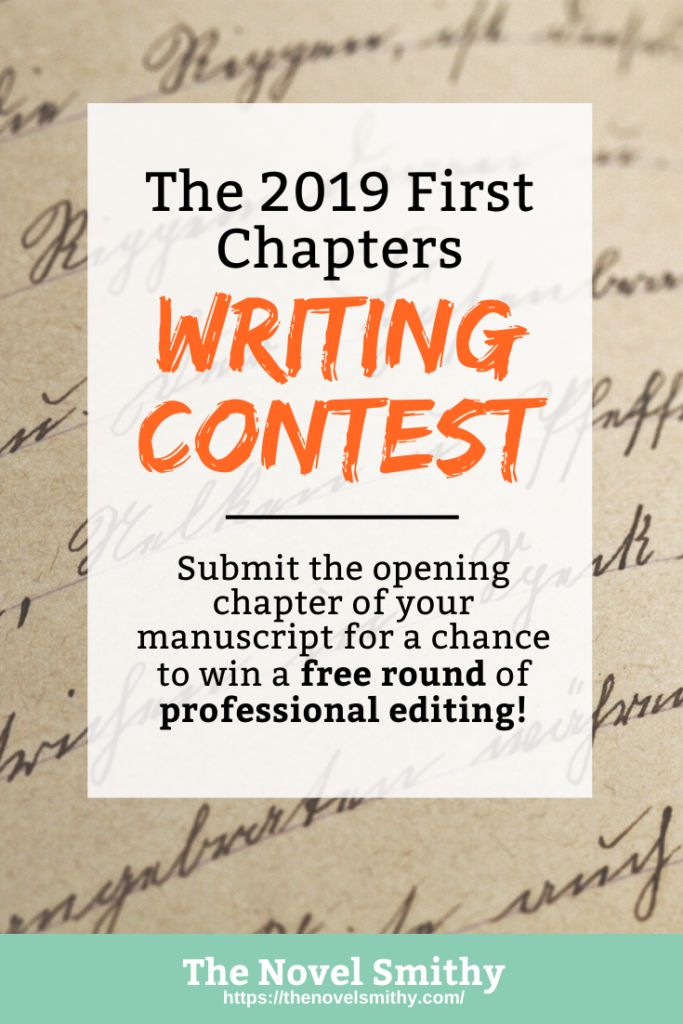 The 2019 First Chapters Writing Contest - The Novel Smithy